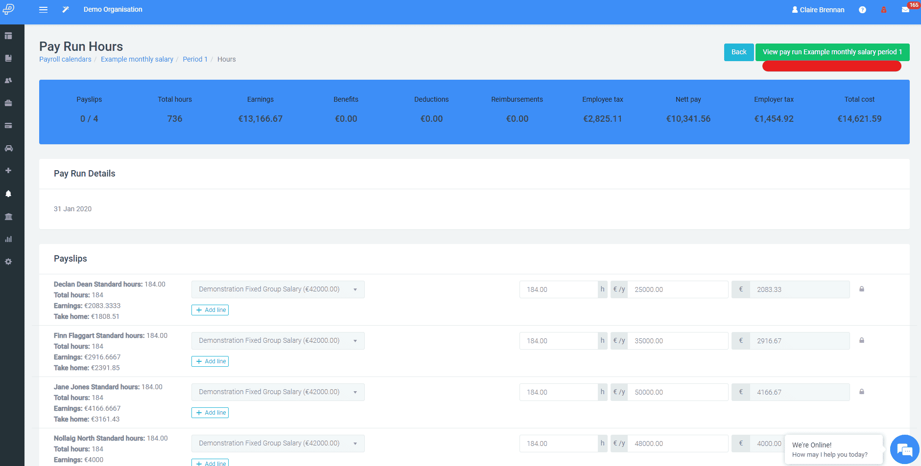 How to Create and Process a Pay Run - Parolla