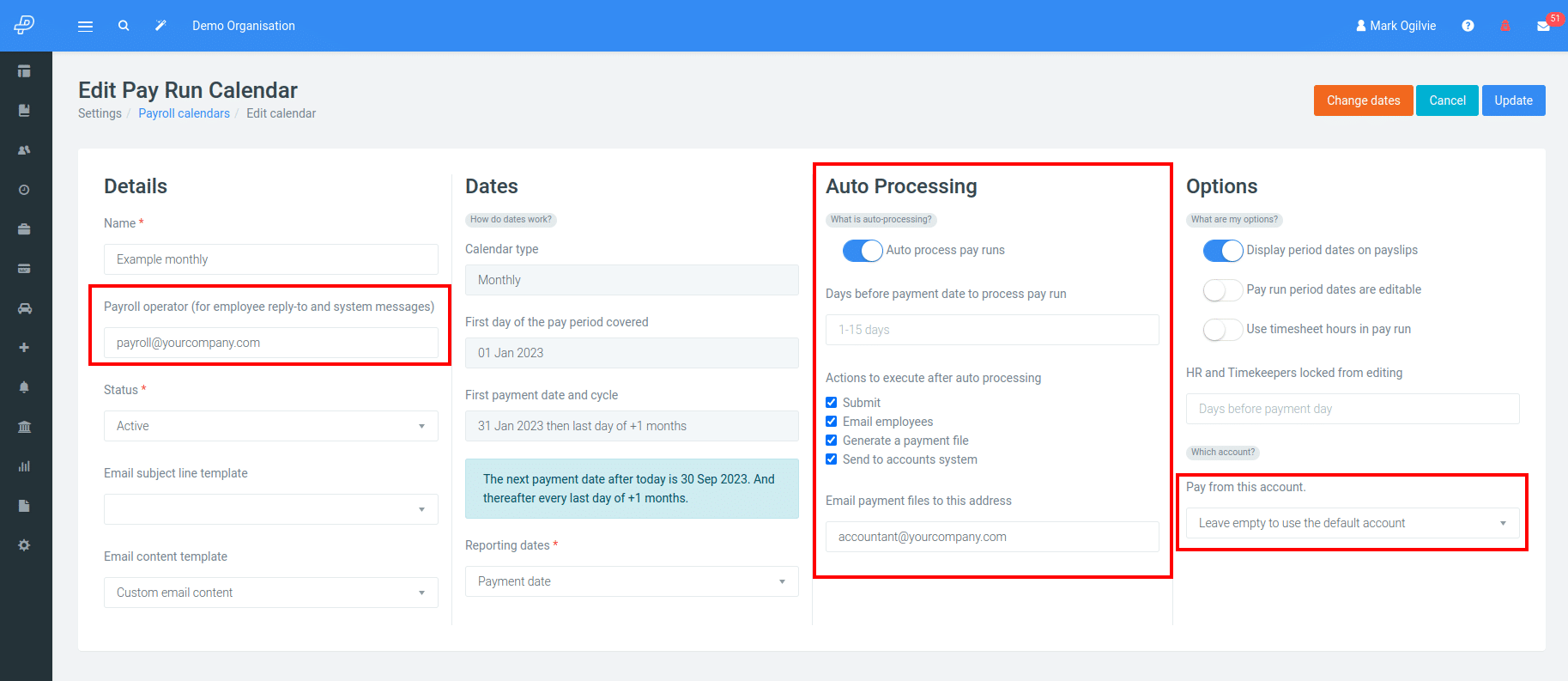 Automatic Payroll Processing - Parolla