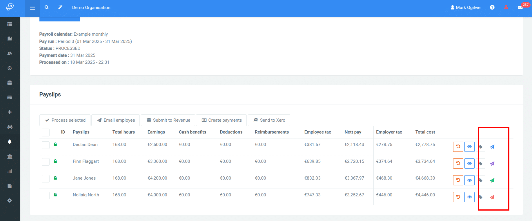 Payslip Email Delivery - Parolla